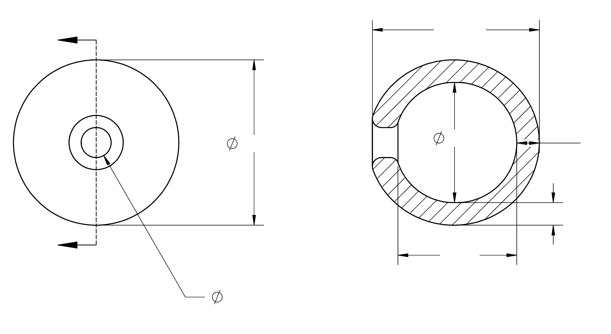 How Is The Size Of The Internal Chamber Of A Wrap Around Hollow ...